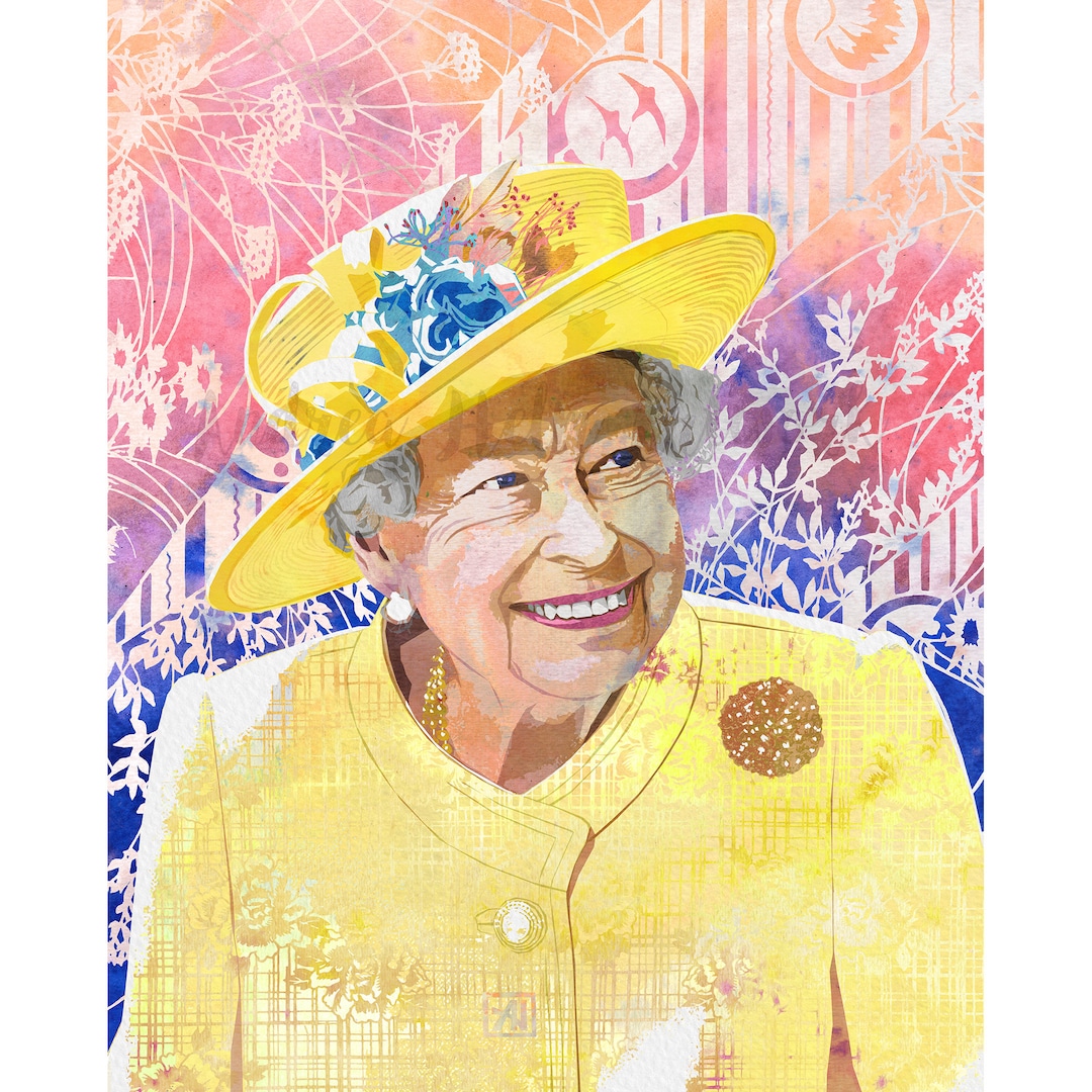 Queen Elizabeth II Art Print - Portrait of a Lady | Her Majesty the ...