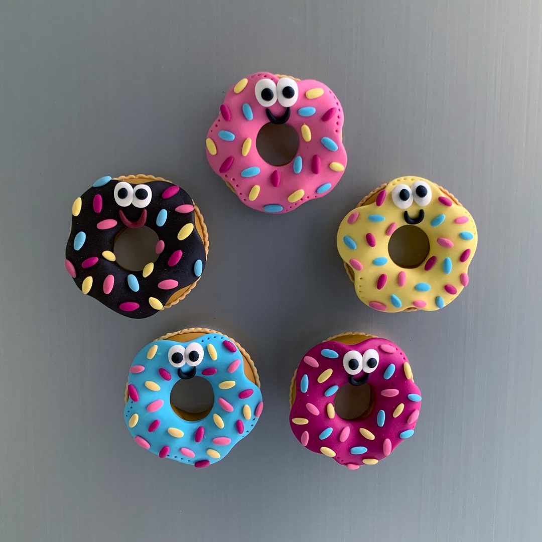 Doughnut Magnet, Doughnut Gift, Doughnut Lover, Cute Donut, Novelty ...