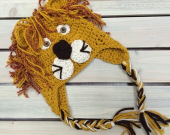 Lion hat | Etsy