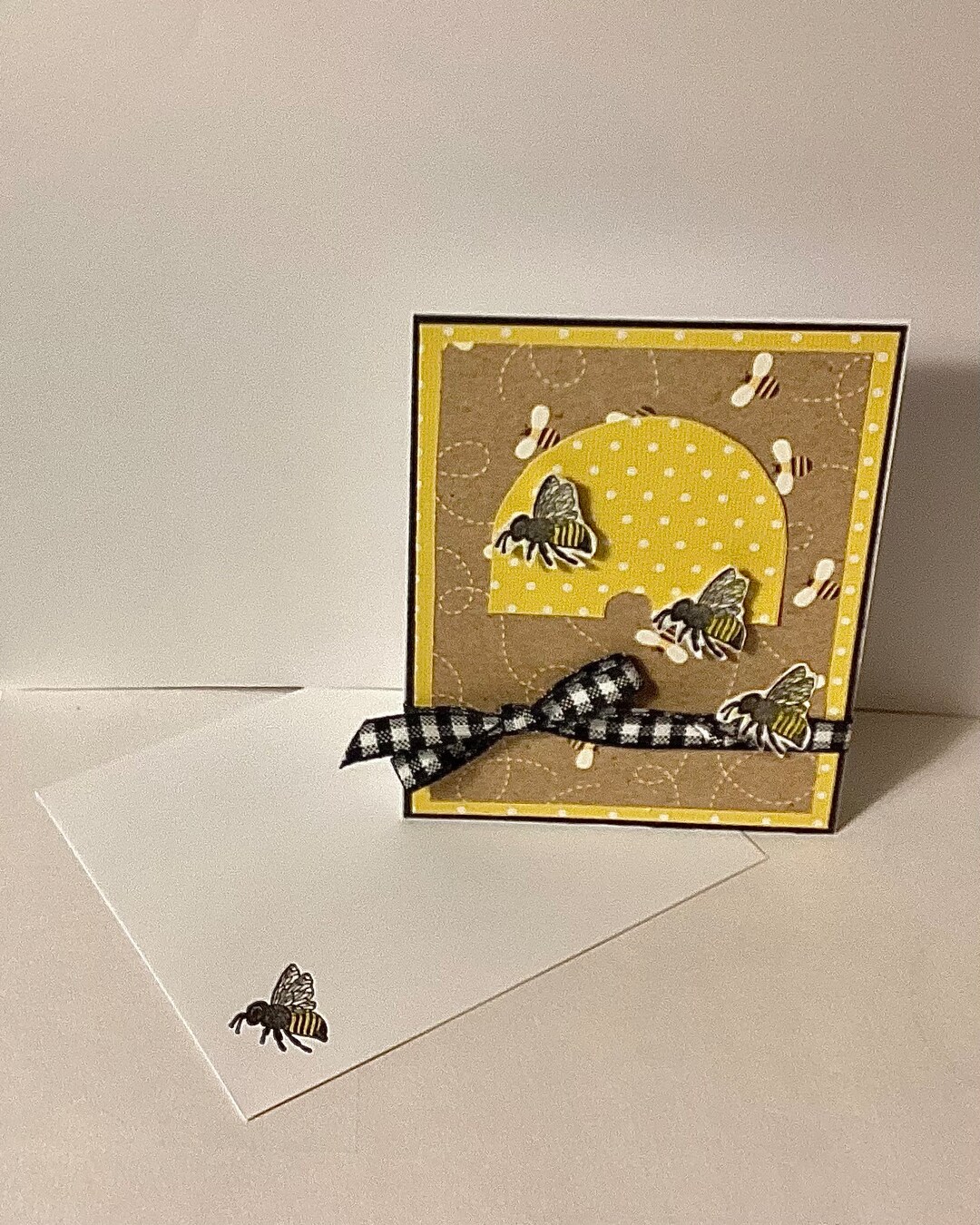 Luxe Handmade 3D Happy Birthday or Choose Blank Bees, Bees Themed Card ...