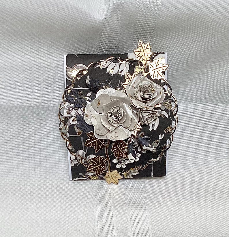 Luxurious Money Envelope - Cash, Check or Gift Card. Dramatic - Black ...