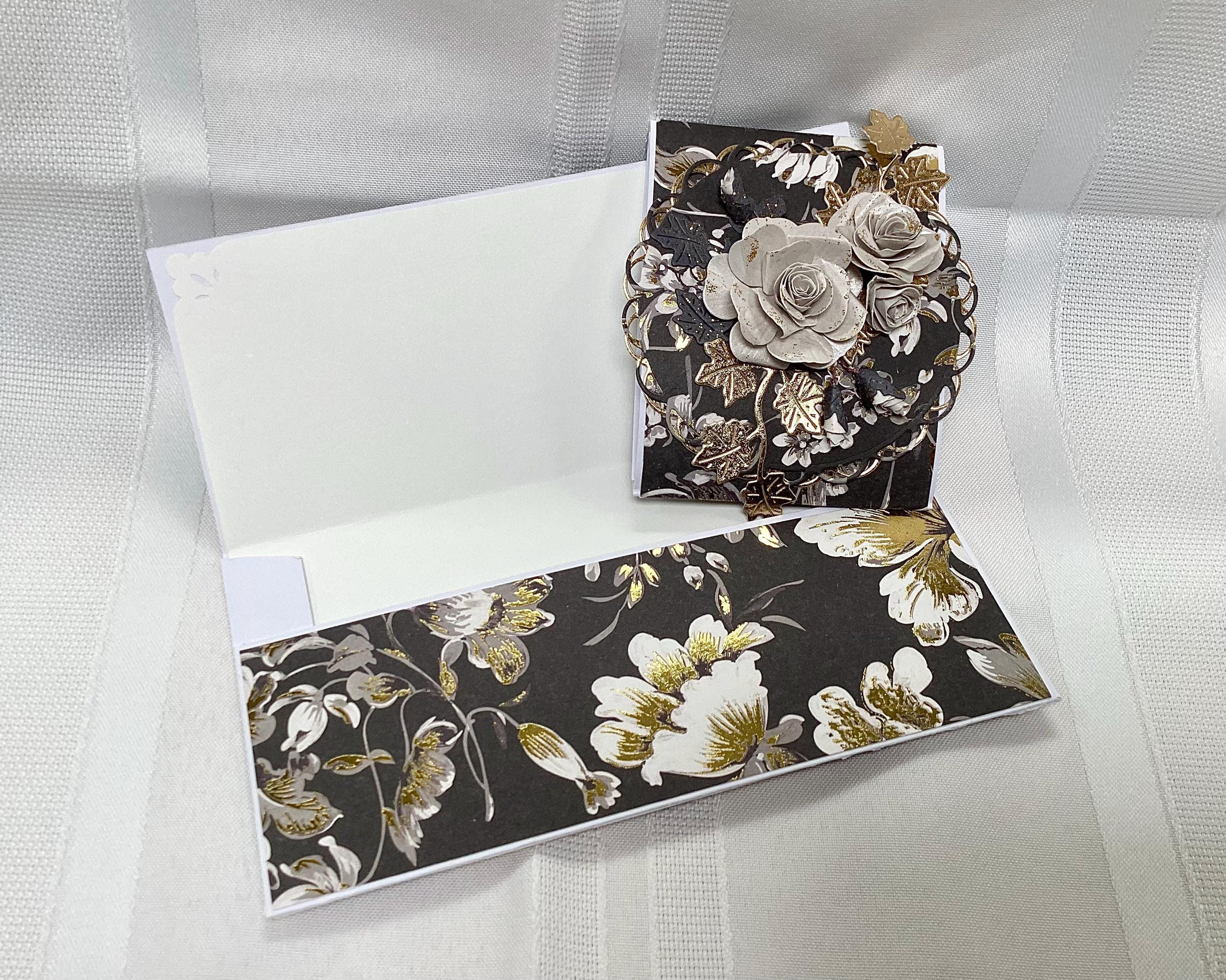 Luxurious Money Envelope - Cash, Check or Gift Card. Dramatic - Black ...