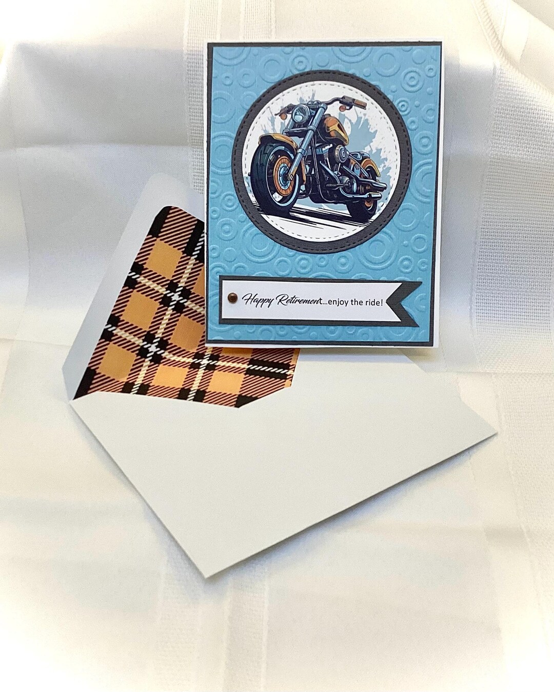 Luxe Handmade “happy Retirement - Enjoy the Ride”sentiment - Motorcycle ...