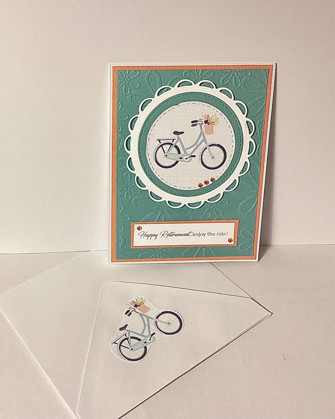 Luxe Handmade “happy Retirement - Enjoy the Ride” Sentiment - Bicycle ...