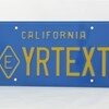 Turkmenistan Euro European License Plate Custom Number Plate Embossed ...