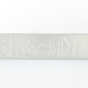 Greece GR Euro European License Plate Custom Number Plate Embossed ...