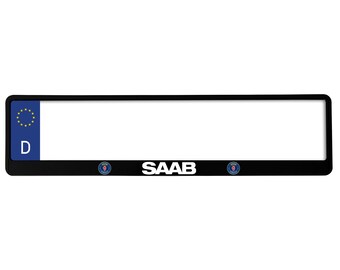 Saab License Plate Frame - Etsy