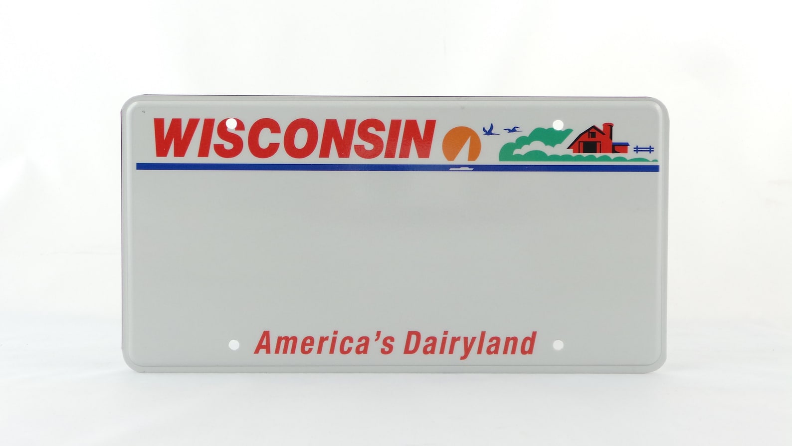 Wisconsin State US USA License Plate Custom Number Plate Embossed ...
