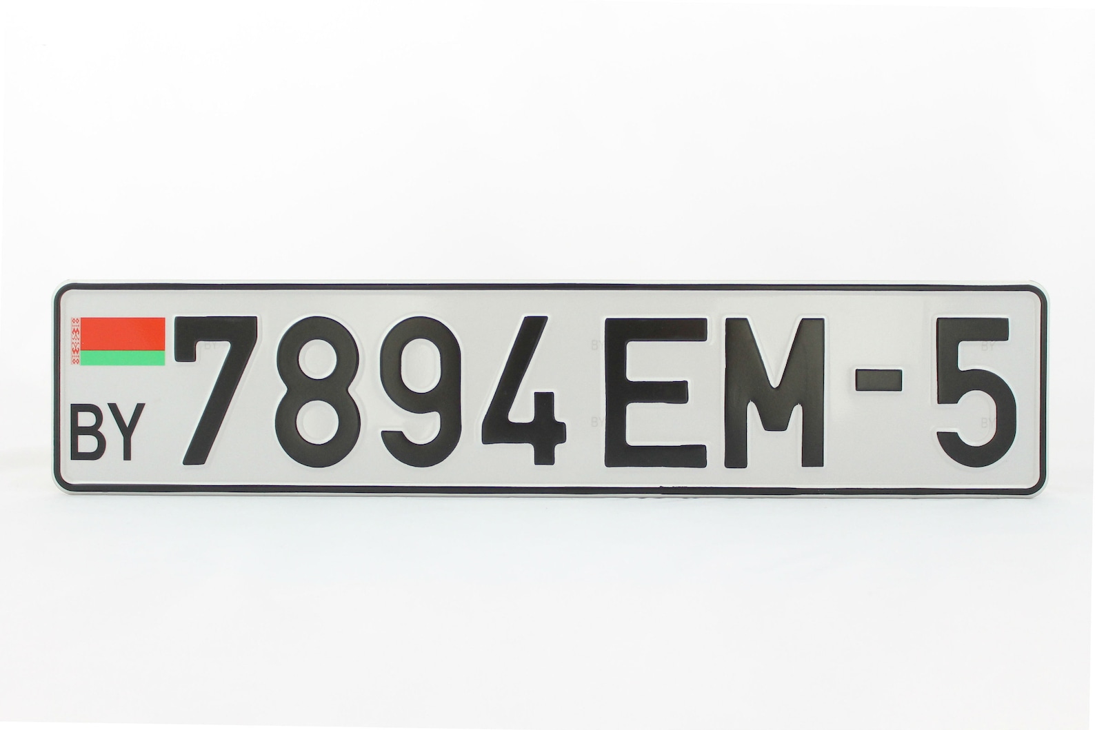 Belarus BY Euro European License Plate Custom Number Plate - Etsy.de