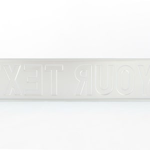 Serbia SRB Euro European License Plate Custom Number Plate Embossed ...