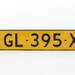 Netherlands NL Euro European License Plate Custom Number Plate Embossed ...