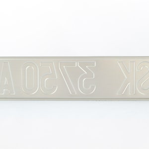 Macedonia MK Euro European License Plate Custom Number Plate Embossed ...