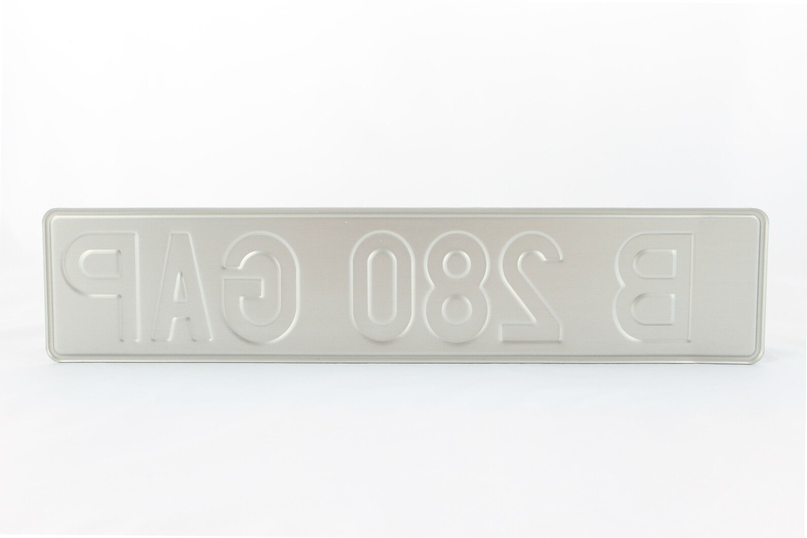 Romania RO Euro European License Plate Custom Number Plate Embossed ...