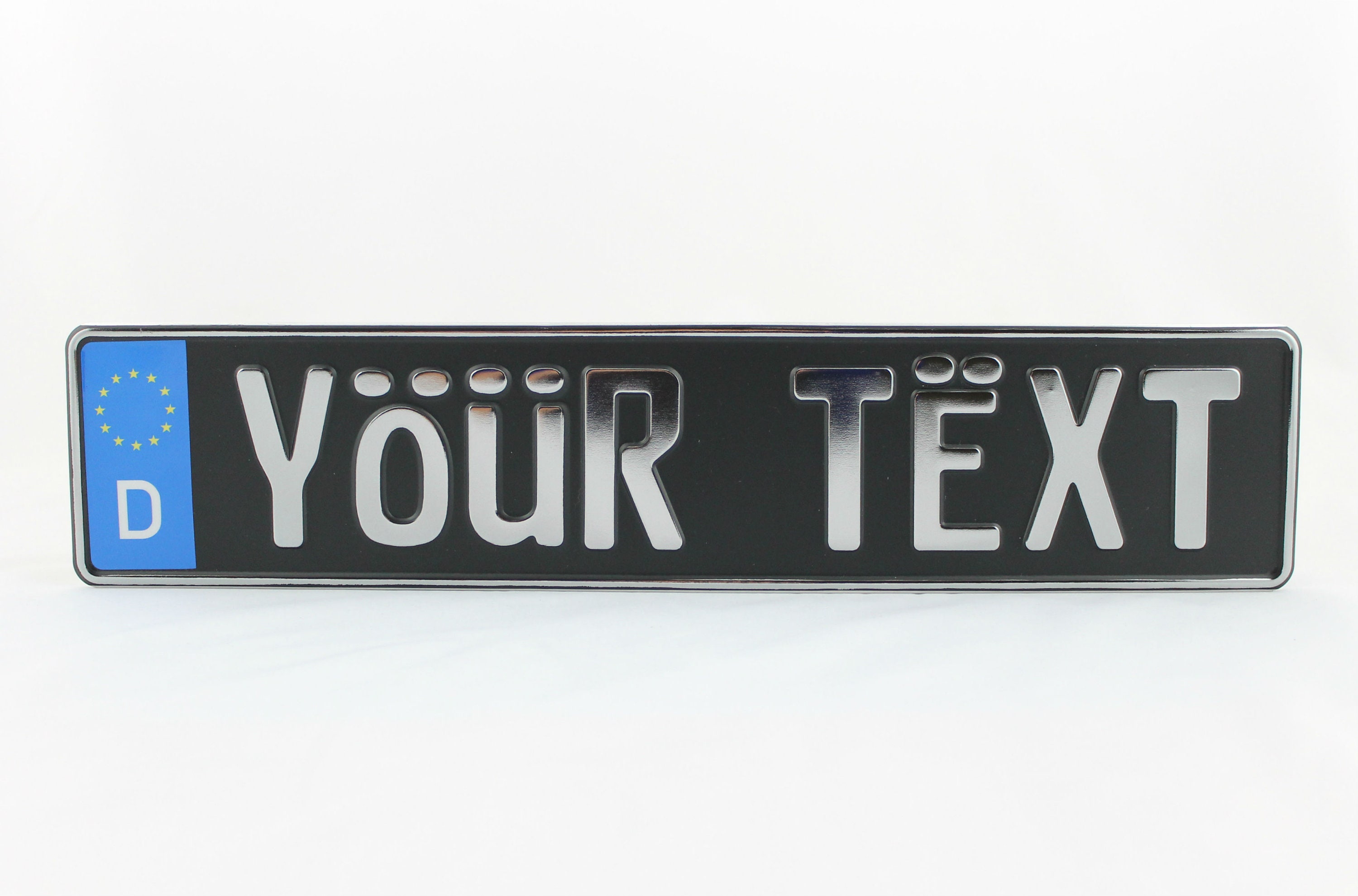 German Germany Euro European License Plate Custom Number Plate - Etsy ...