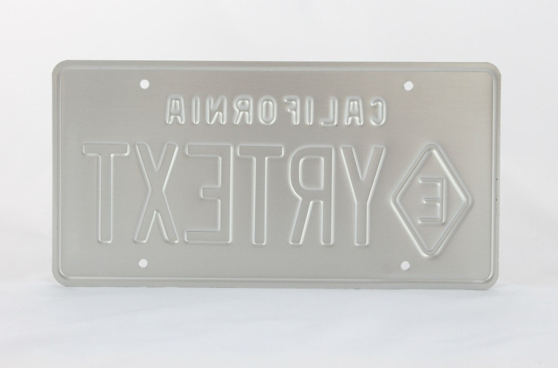 CA California Exempt Diamond US USA License Plate Custom | Etsy