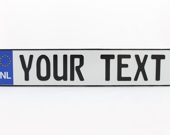 Netherlands License Plate - Etsy