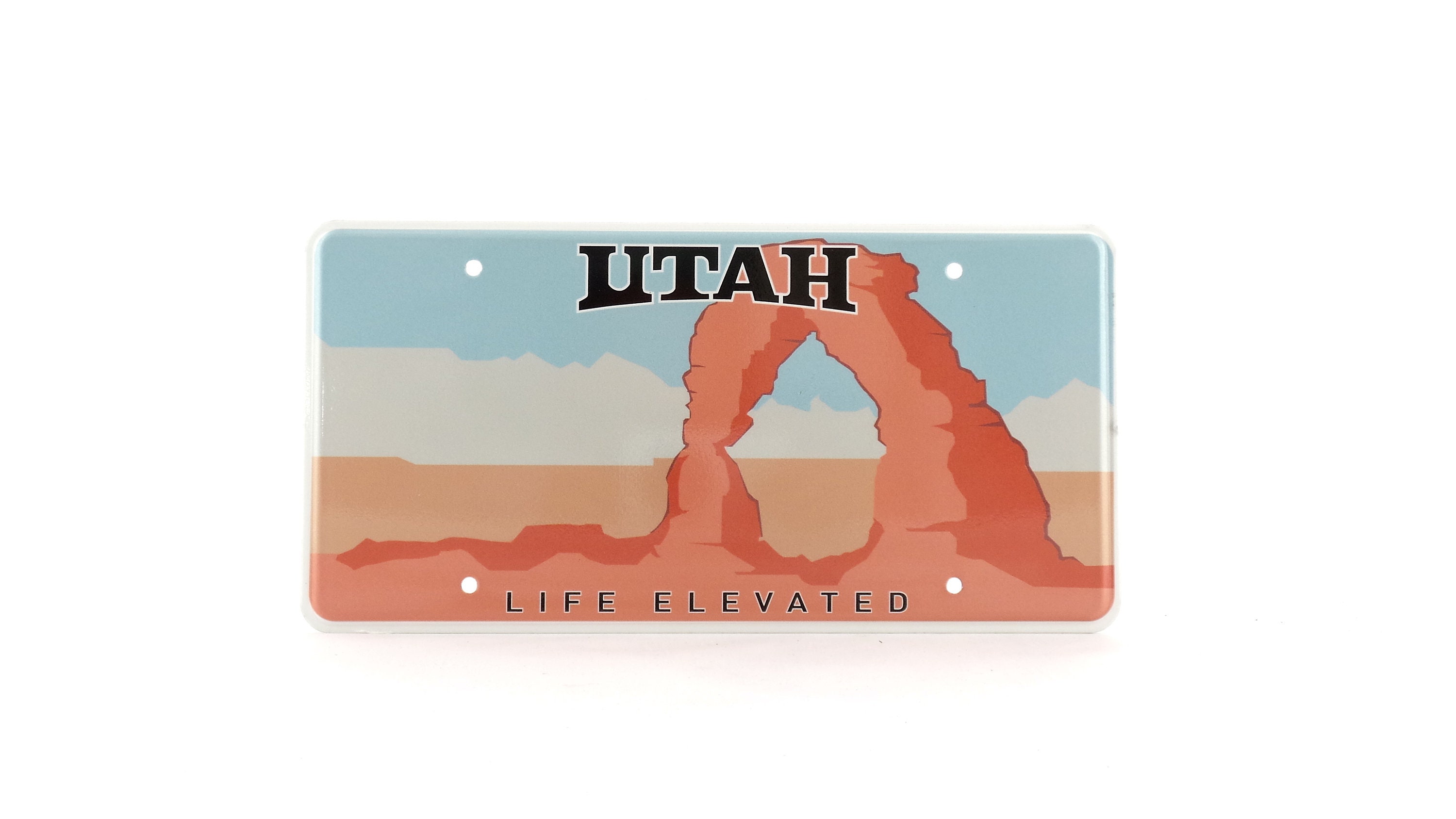 Utah State US USA License Plate Custom Number Plate Embossed | Etsy