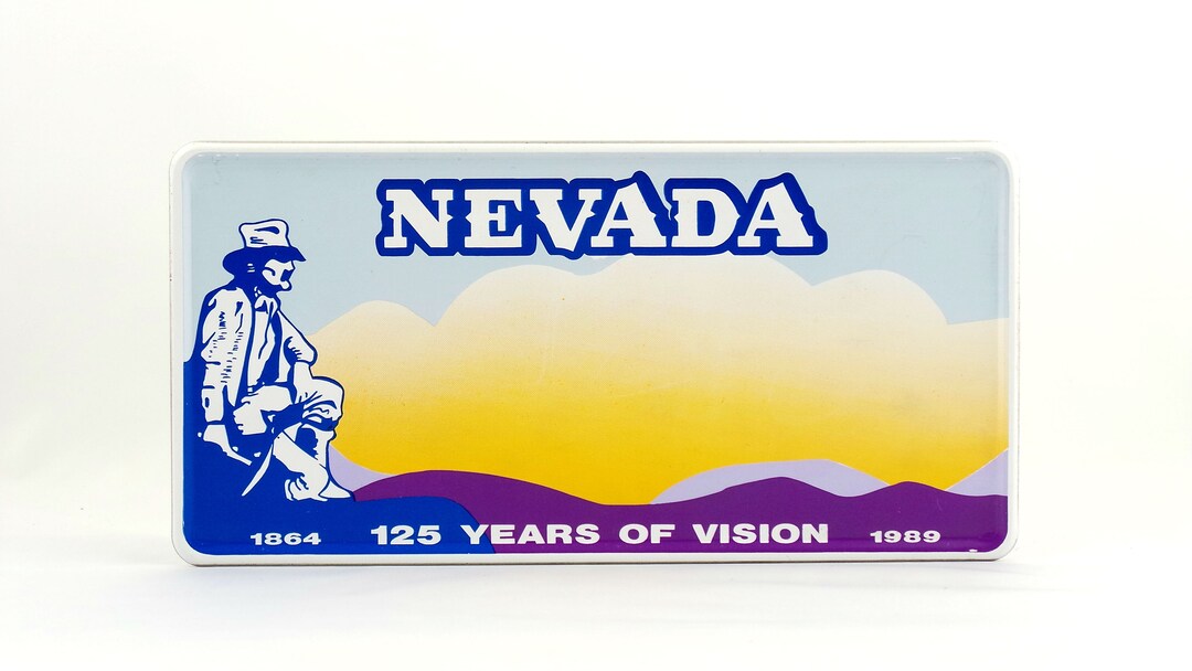 Nevada State US USA License Plate Custom Number Plate Embossed ...