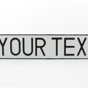 Hungary H Euro European License Plate Custom Number Plate - Etsy