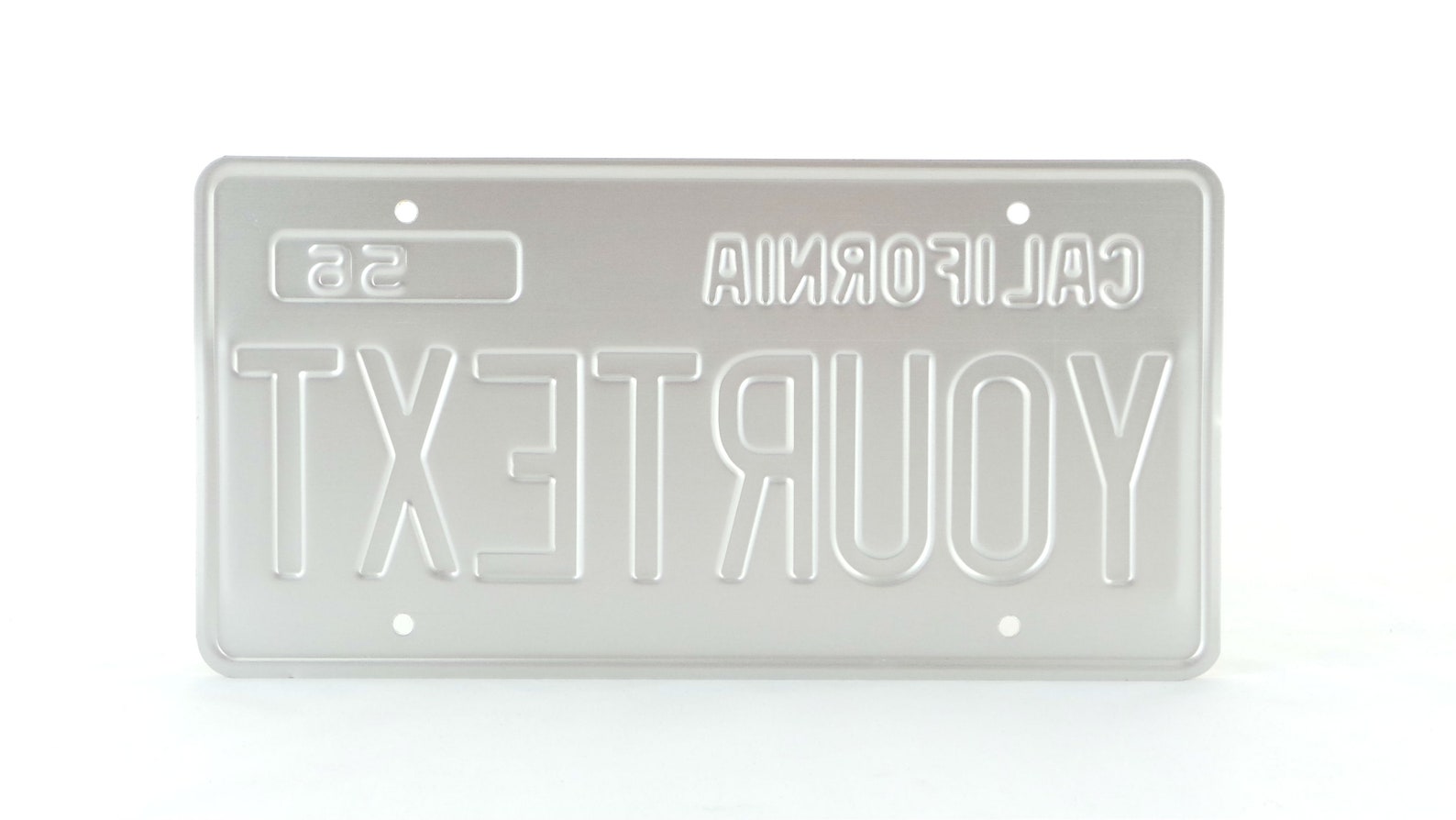 CA California 56 US USA License Plate Custom Number Plate | Etsy