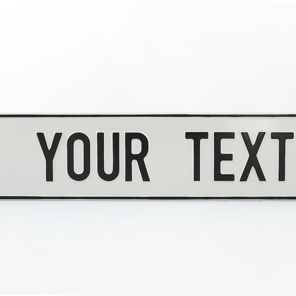 Greek License Plate - Etsy