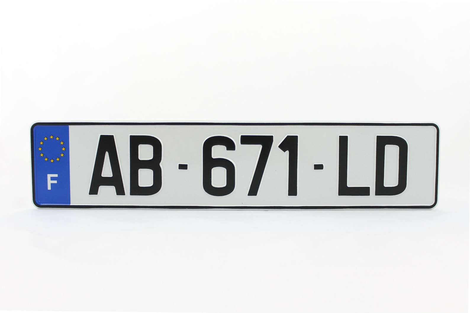 France F Euro European License Plate Custom Number Plate - Etsy