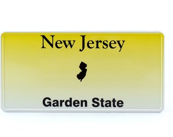 US USA License Plate Customizable Number Plate Embossed Custom - Etsy