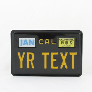 CA California Motor Motorcycle License Plate Custom Number Plate ...