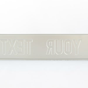 Estonia EST Euro European License Plate Custom Number Plate Embossed ...