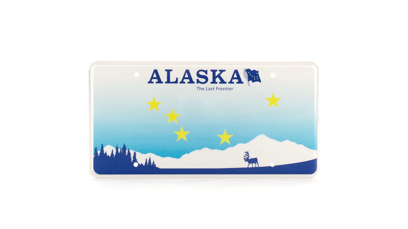 Alaska State US USA License Plate Custom Number Plate Embossed ...