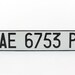Ukraine UA Euro European License Plate Custom Number Plate Embossed ...