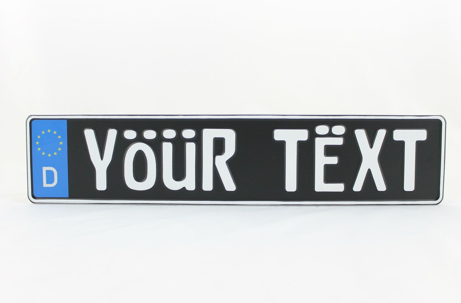 German Germany Euro European License Plate Custom Number Plate - Etsy