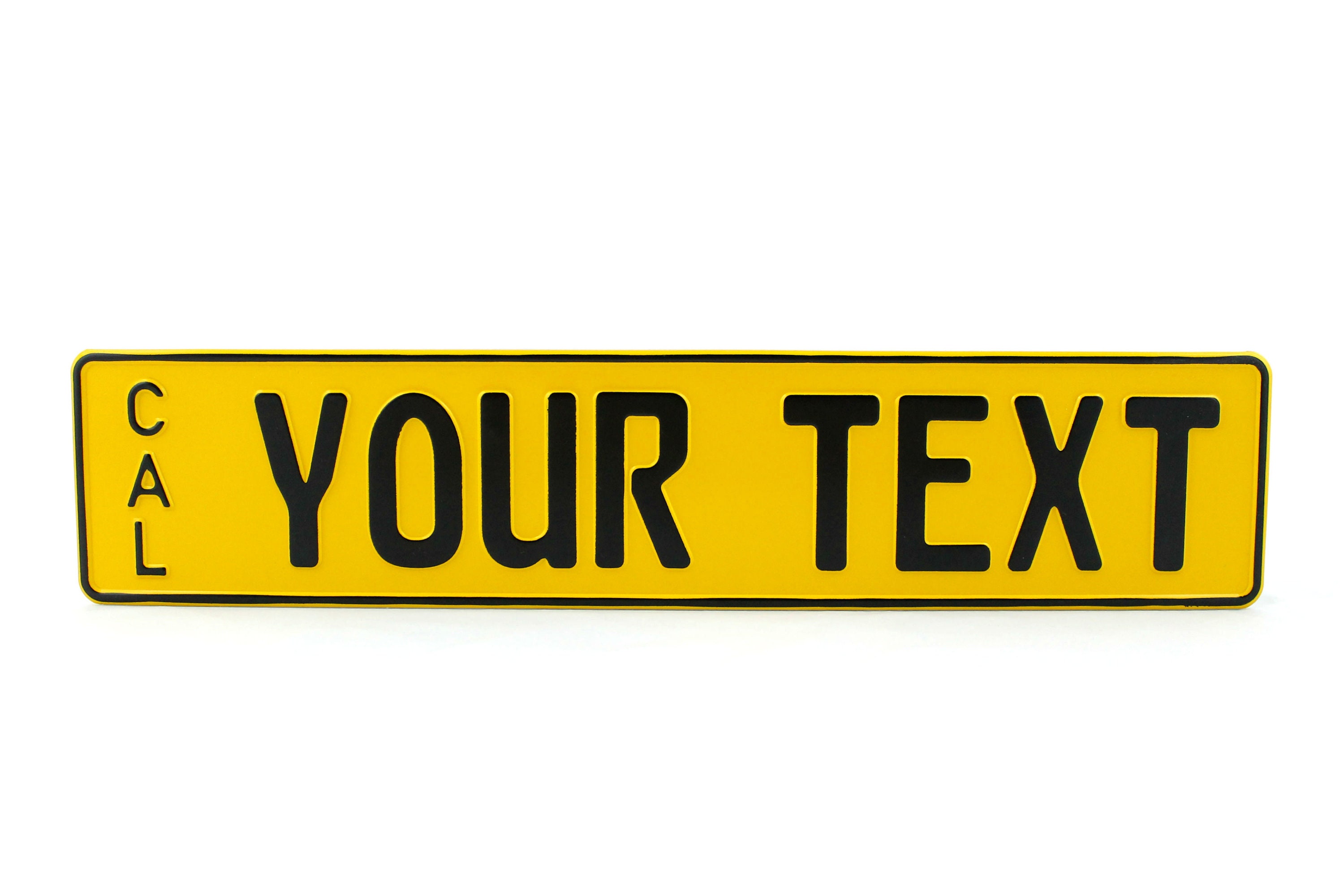 CAL California US USA Euro European License Plate Custom Number Plate cal-california-us-usa-euro-european-license-plate-custom-number-plate