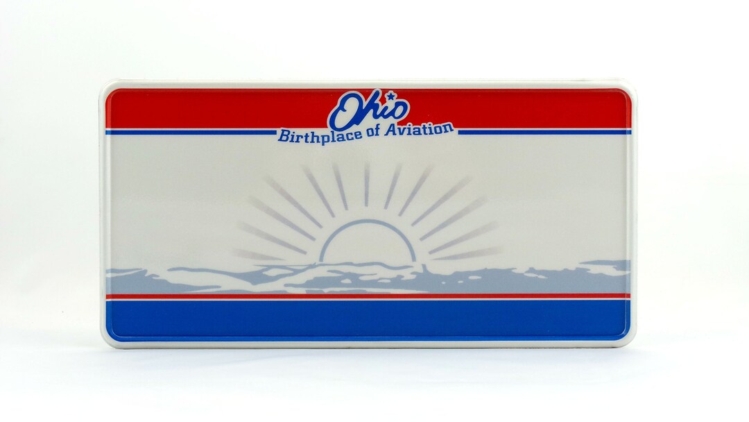 Ohio State US USA License Plate Custom Number Plate Embossed ...