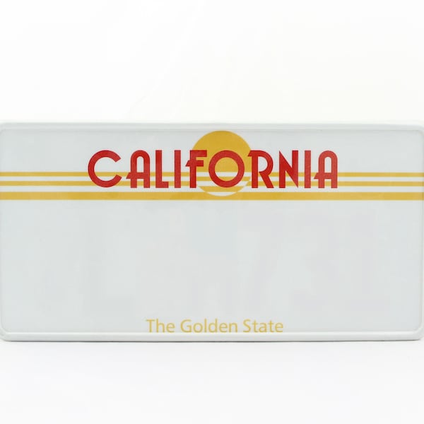 California Sun License Plate - Etsy