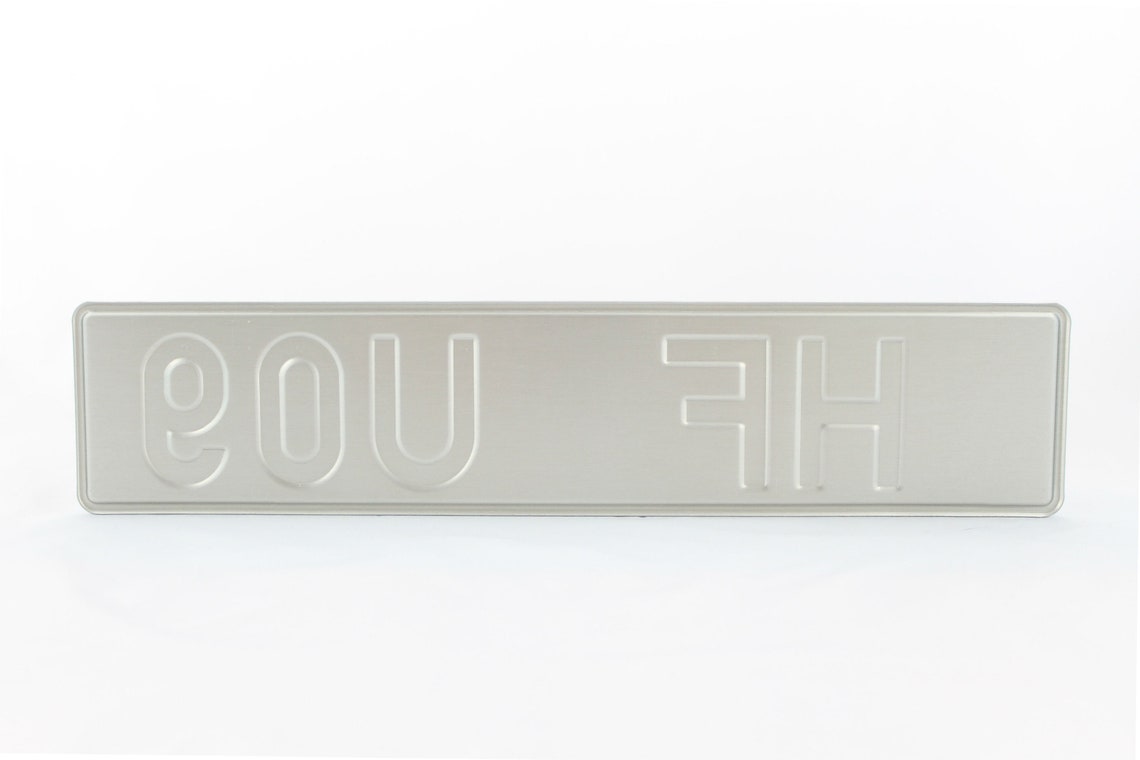 Iceland IS Euro European License Plate Custom Number Plate | Etsy