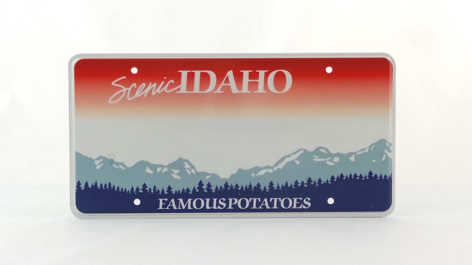 Idaho State US USA License Plate Custom Number Plate Embossed - Etsy