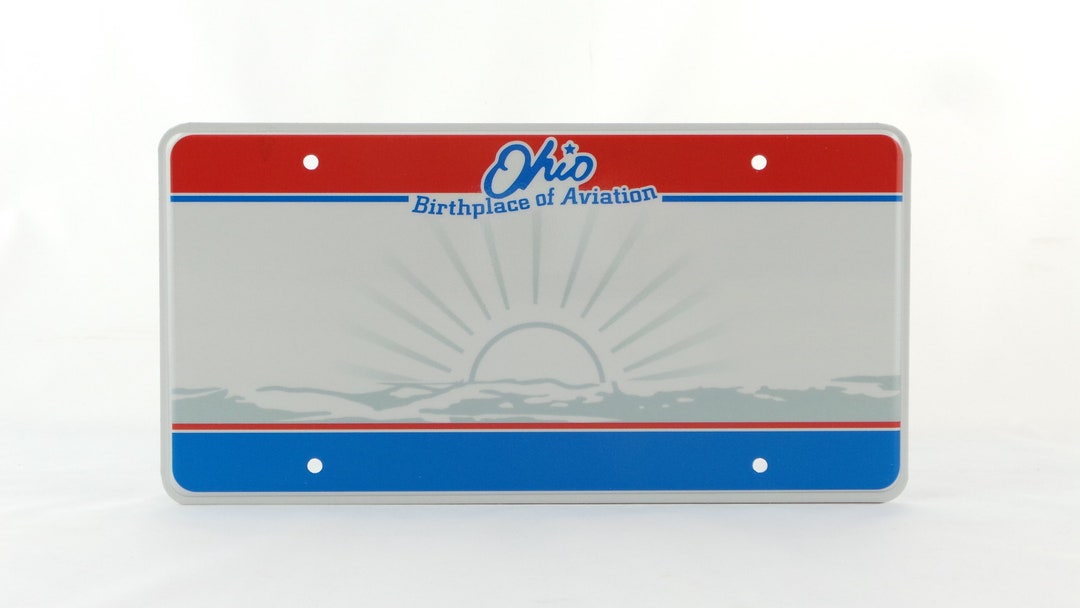 Ohio State US USA License Plate Custom Number Plate Embossed ...