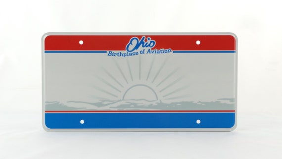 Ohio State US USA License Plate Custom Number Plate Embossed - Etsy