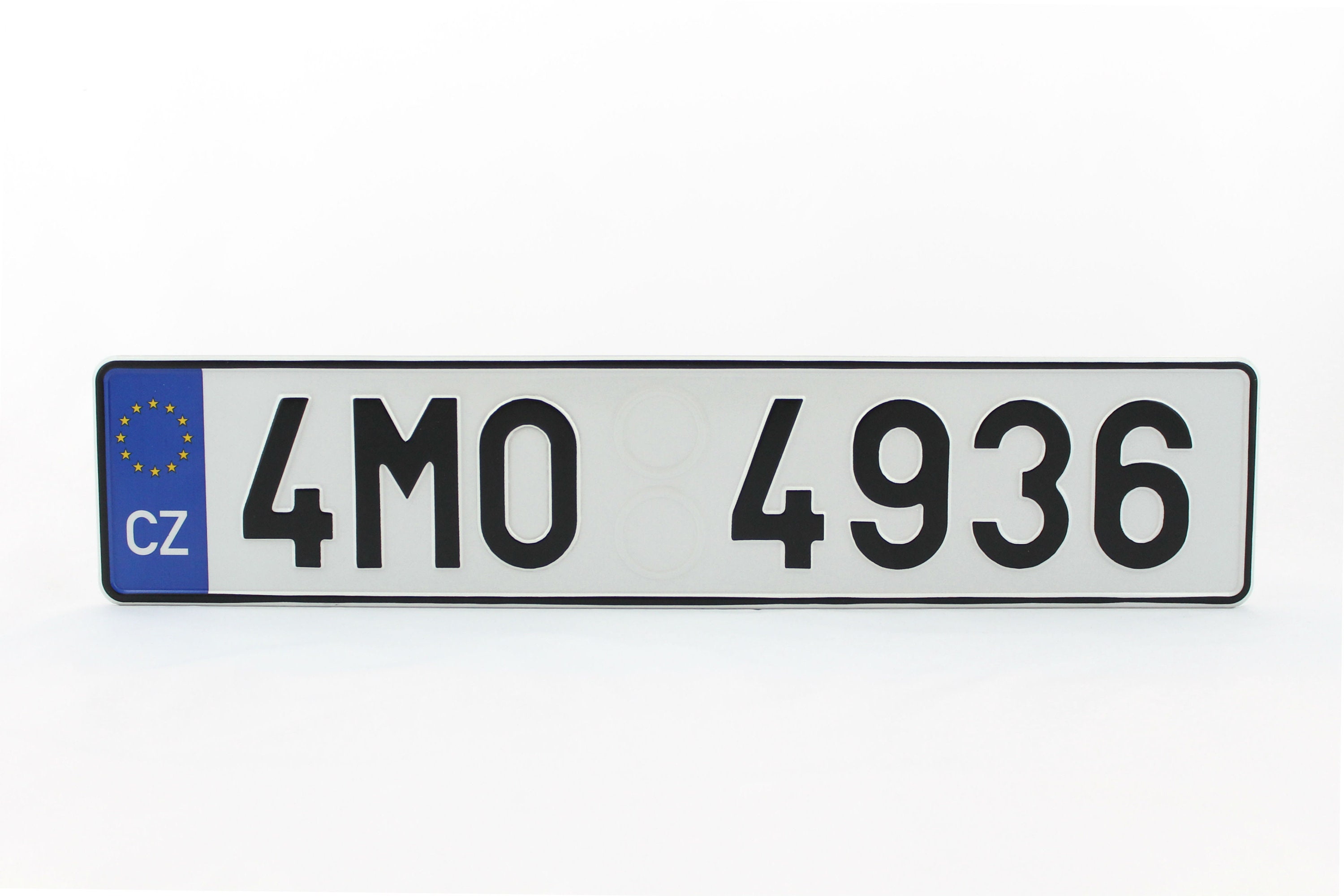 Czech Republic CZ Euro European License Plate Custom Number - Etsy