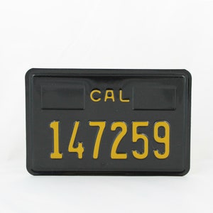 CA California Motor Motorcycle License Plate Custom Number Plate ...