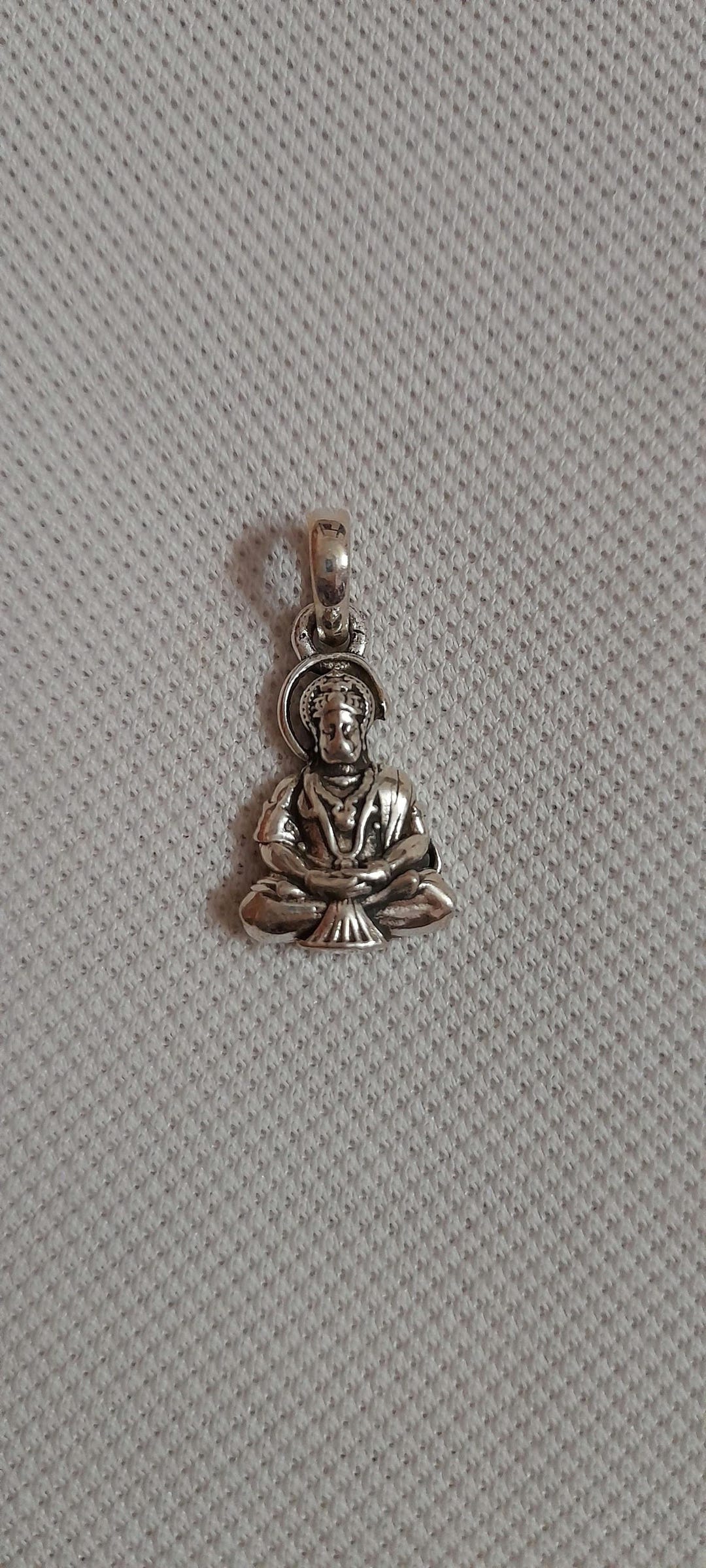 Handmade Pendant 92.5 Sterling Silver Pendant Hindu God Hanuman Pendant ...