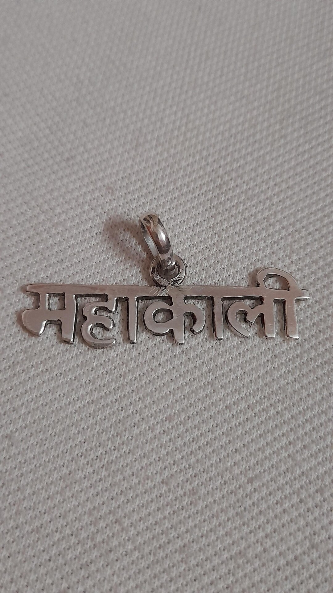 Handmade Sterling Silver Mahakali Pendant: Hindu Goddess Necklace - Etsy