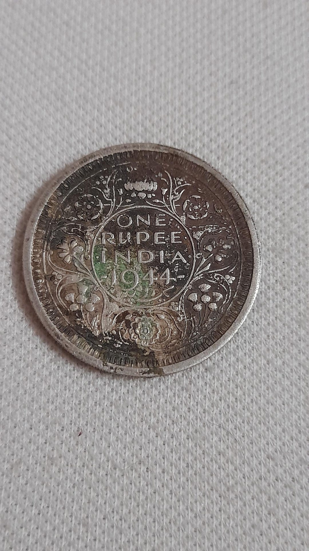 Vintage 1944 George VI India One Rupee Silver Coin - Etsy