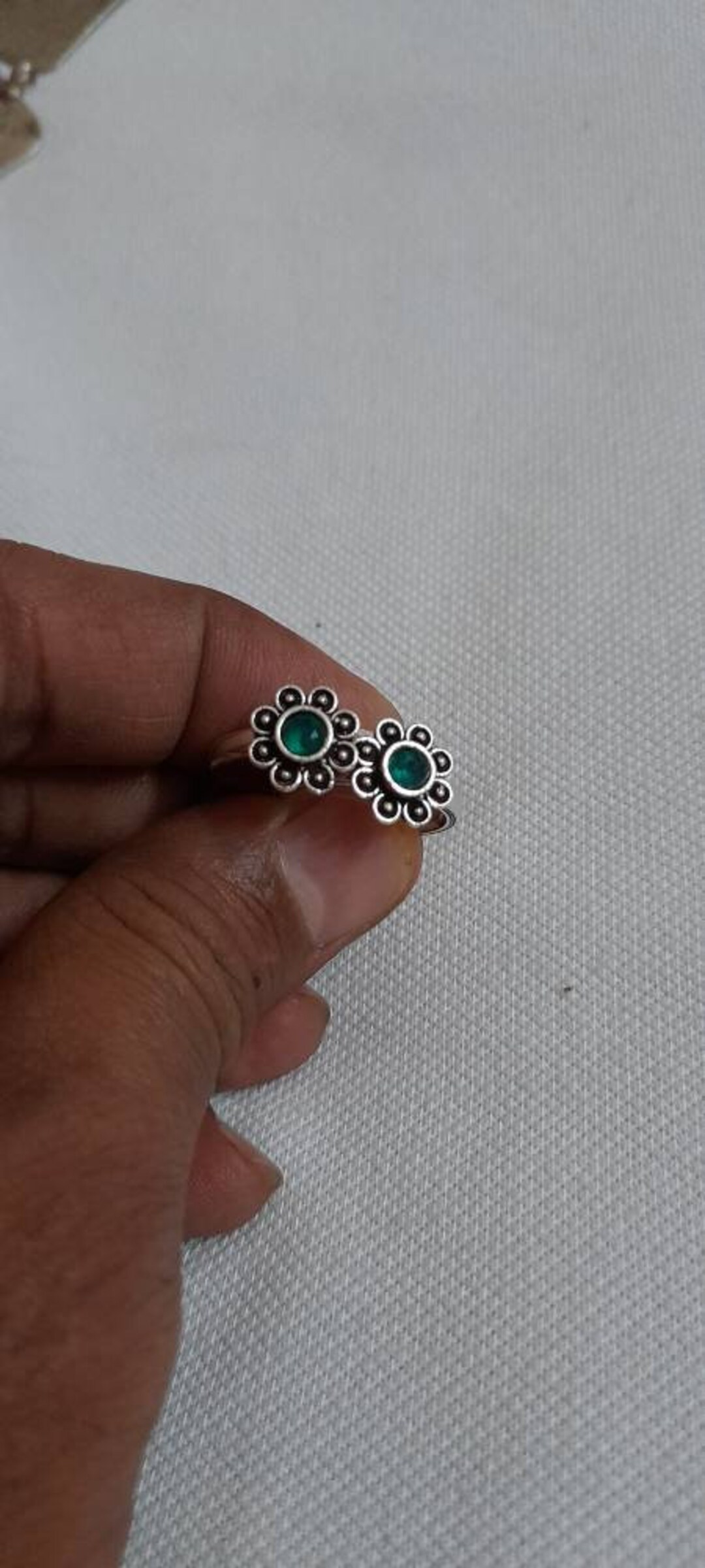 Handmade Toe Rings 92.5 Sterling Silver Toe Rings Rajasthan Lady Toe ...
