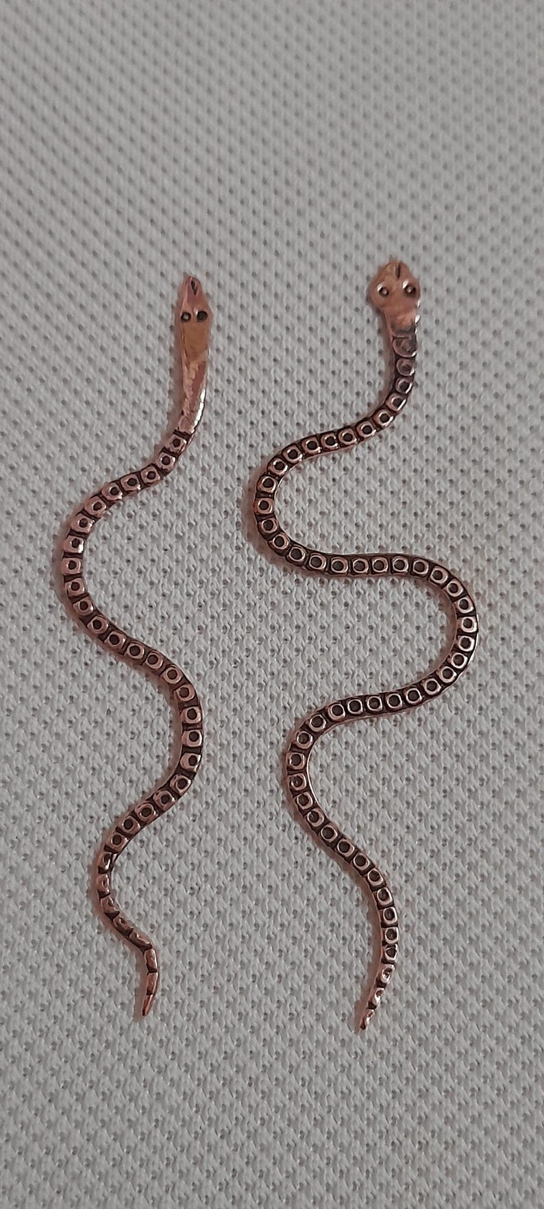 Handmade Pure Copper Snake Pair for Kaal Sarpa, Shiva, Naag Nagin Puja ...