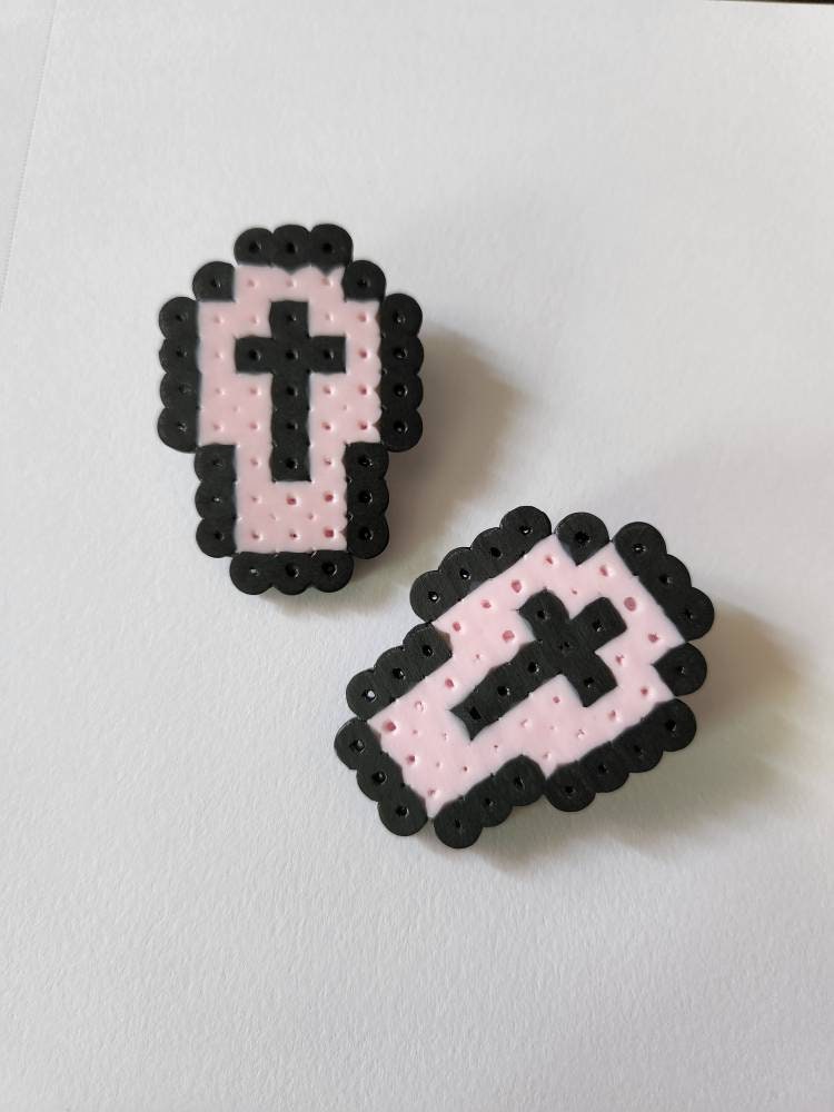 Pastel Goth Perler Beads