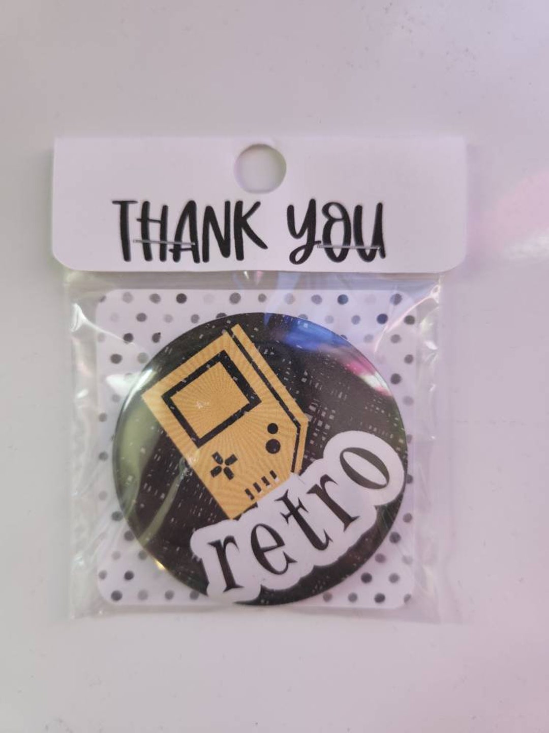 Retro Button - Etsy