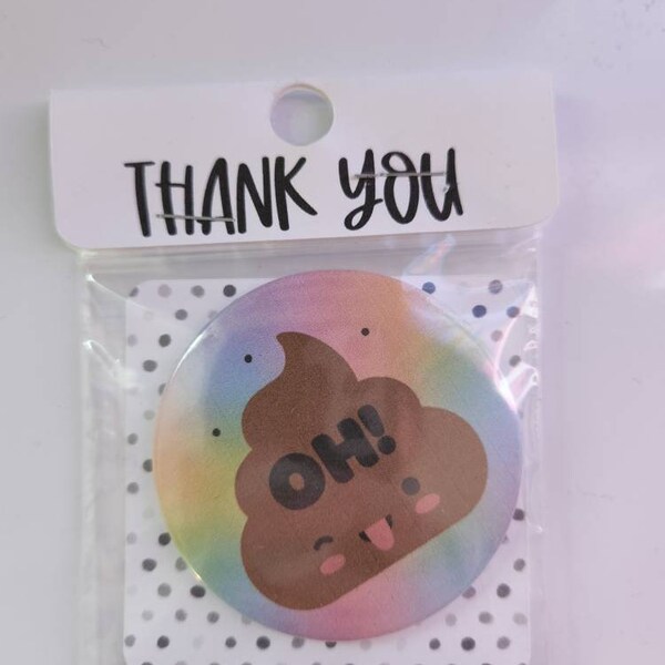 Poop Button - Etsy