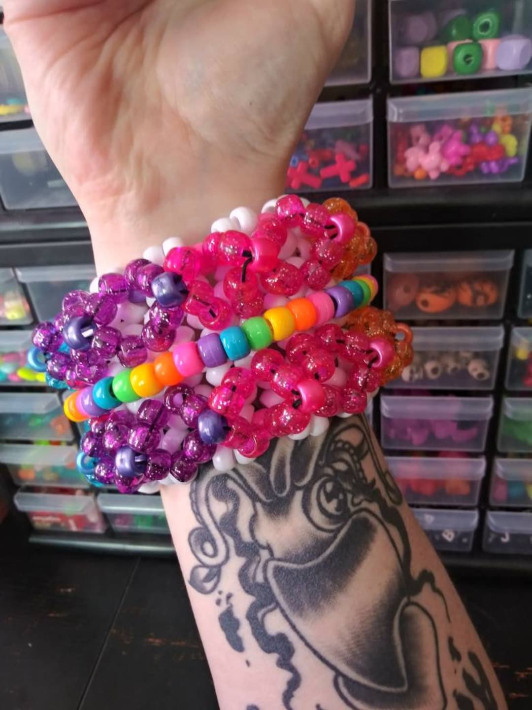 Rotator Kandi Cuff - Etsy
